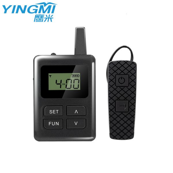 Quality Smart Bluetooth Audio Guide Communication System Ear Hanging Receiver For Travel Agency for sale