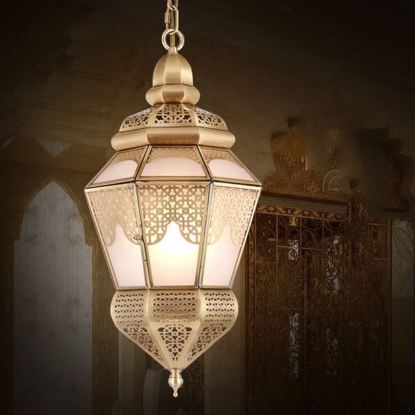 Quality Brass Base Vintage Copper Chandelier with E14 Bulb and Dimmer Support for sale