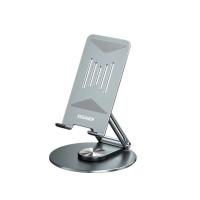 China Cyclone Grey Desktop Phone Tablet Holder Stand 360 Rotating Folding factory