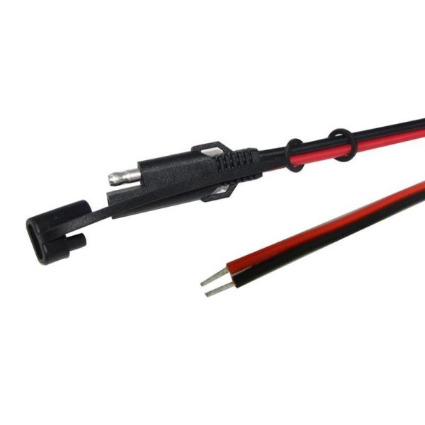 Quality DIY Automotive Solar SAE Extension Cable 18AWG 2 Pin Quick Disconnect for sale
