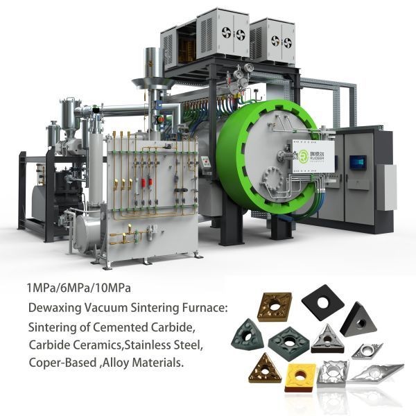 Quality Turn-key project of Cemented/tungsten Carbide Cutting Tool with Intelligent Gas Pressure Sintering Furnace for sale