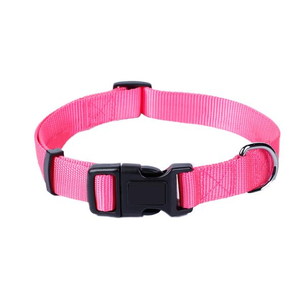 Quality Woven Logo Harness Leash Set Nylon Soft Pet Dog Collar Multiple Colour for sale