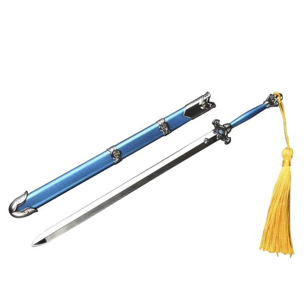 Quality Mo Dao Zu Shi Lanjingyi Anime Sword Keychains Alloy Mini Katana for sale