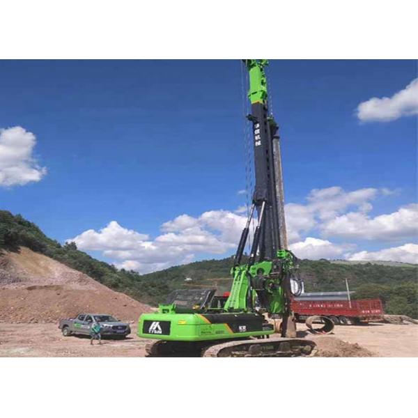 Quality 220kNm 28rpm Hydraulic Earth Rotary Crawler Mounted Drill Rig Machine for sale