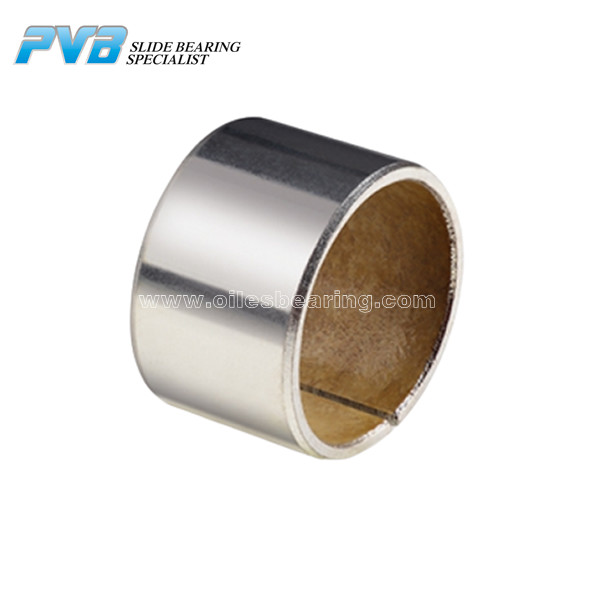 Quality Brown PTFE Sleeve Bearing Self Lubricating Metal Polymer Bushing for sale