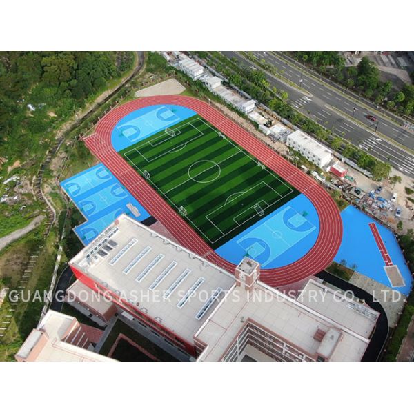 Quality Rubber Sandwich System Running Track With Excellent Weather Resistance for sale