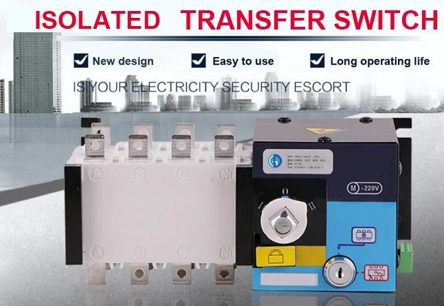 Automatic From Normal Power to Standby Power 3 Phase Changeover Switch Automatic Transfer Switch for Generator Circuit