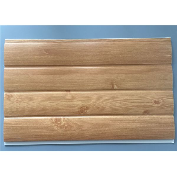 Quality Fireproof Pvc Wall Panels Lightweight With Four Circular Arc 8.5 Mm Thickness for sale