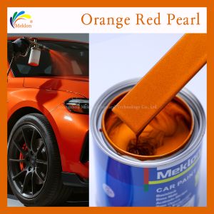Quality High Solid Orange Red Pearl Automotive Paint Anti-Fade Custom Car Paint OEM & ODM for sale