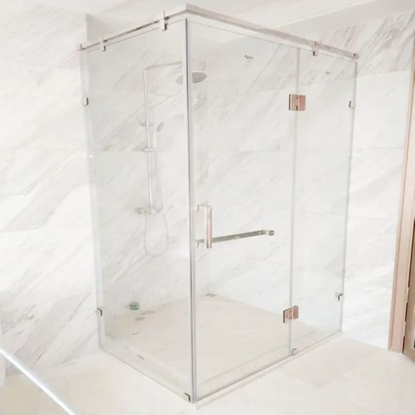 Quality Full Frame Hidden Diamond Shower Room Corner Shower Enclosure with 10mm Glass Thickness for sale