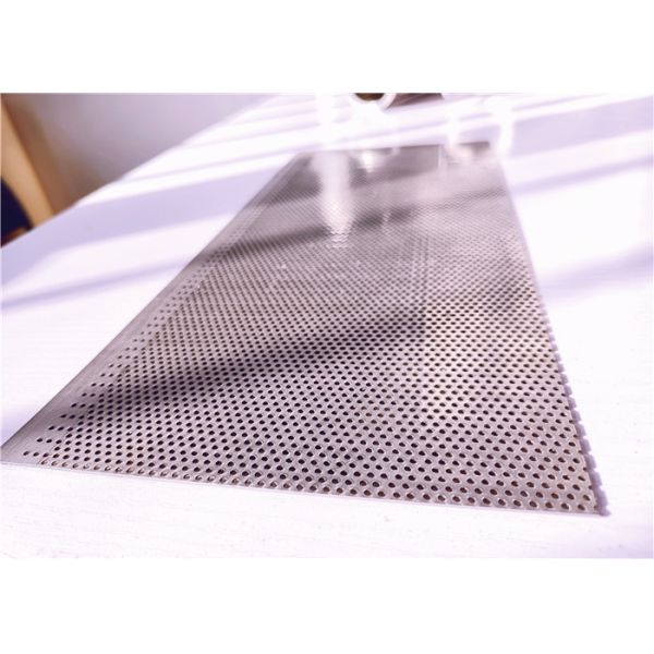 Quality 1mm Hole 1mm Pitch Decorative Sheet Metal Panels , Aluminium Perforated Panel for sale