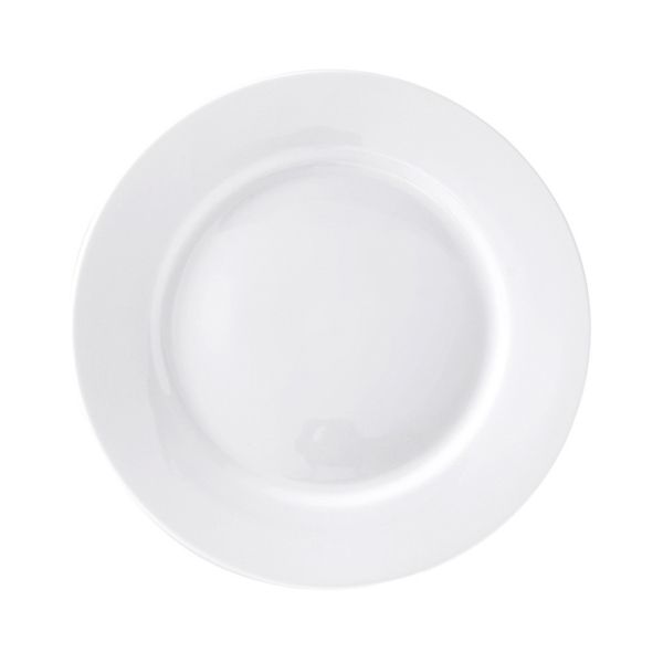 Quality Stocked White Ceramic Dinner Plates for Restaurant Hotel Dinnerware Collection for sale