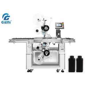 Quality 91mm Belt Cosmetic Double Side Sticker Labeling Machine 250BPM for sale