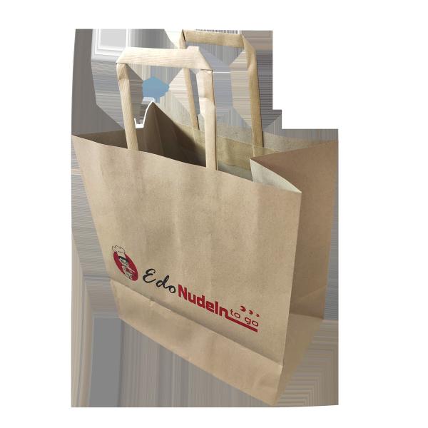 Quality Eco Friendly 110gsm 16x6x12'' Recycled Kraft Bags for sale