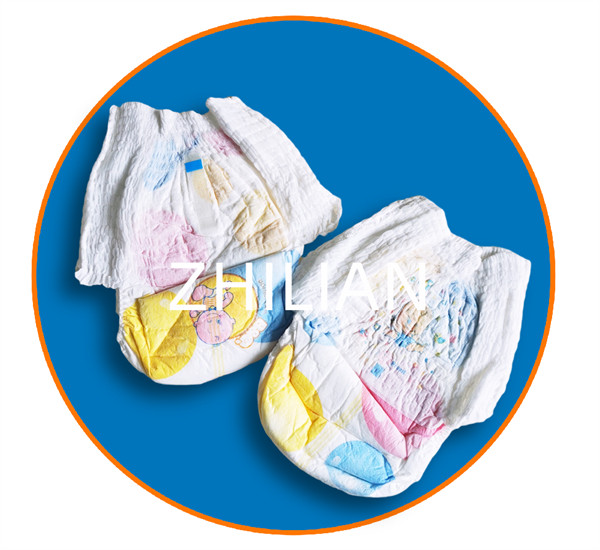 Quality Baby Pull Up Diaper Machine 2pcs Type Baby Training Pants Machine for sale