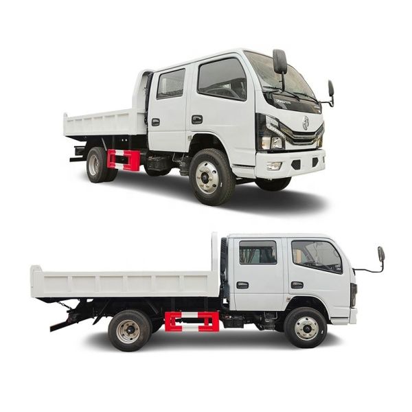 Quality Double Cabin 3+2 Seats DFAC 4x4 5 Ton Dump Truck 4wd Truck for sale