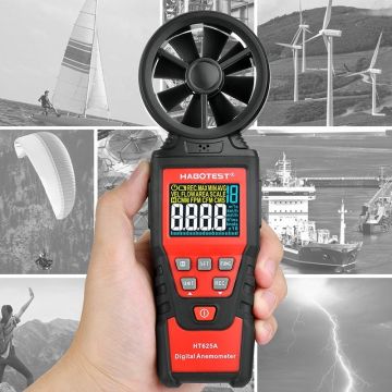 Quality HT625A Handheld Digital Anemometer , Handheld Wind Speed Meter for sale