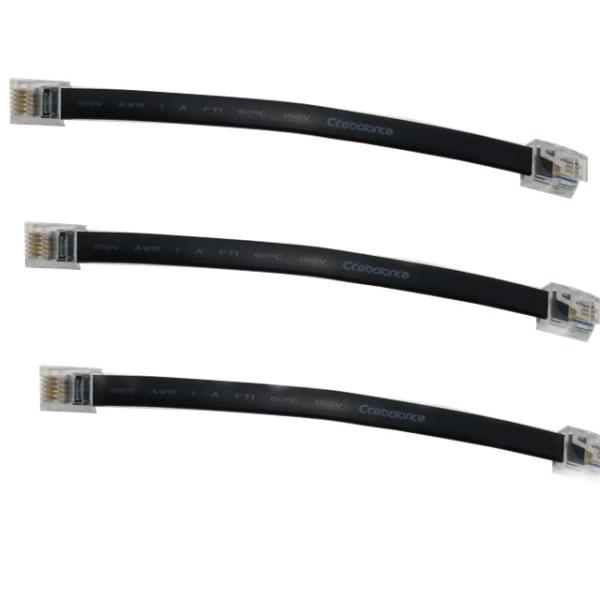 Quality mobile 6P6C rj12 Telephone extension Cable PVC jacket for sale
