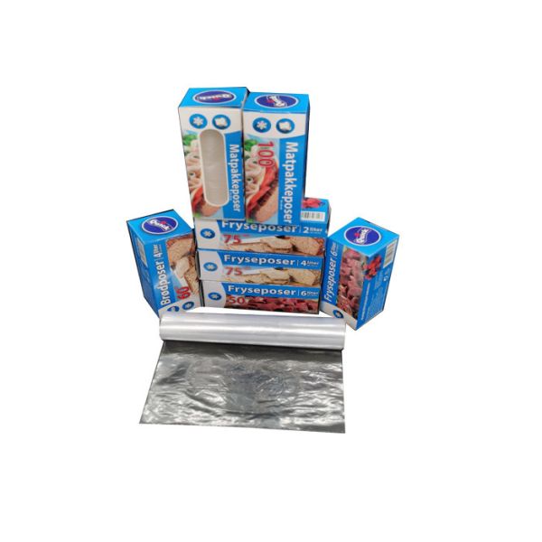 Quality Heavy Duty 14x20 Inch Clear Food Storage Bags Continuous Poly Roll for sale