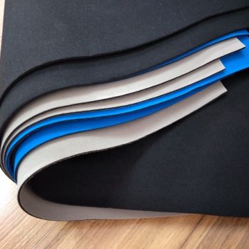 Quality 35-45 Shore A 3Mpa CR Rubber Laminated Neoprene Fabric Sheet For Socks for sale