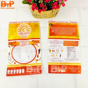 Quality MOQ 100 Digital Printing Customized Logo Free Design By AI Stand Up Bag With for sale