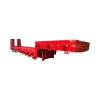 Quality CIMC Latest Design Low Panel Flatbed Trailer with Air Suspension 12950x3000x1650 for sale