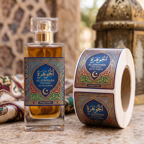 Quality High Quality Perfume Label Stickers Gold Foil Embossed Cosmetic Labels for Luxury Fragrance Bottles for sale