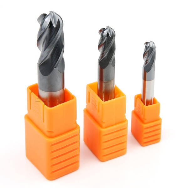 Quality Cnc 4 Flute Ball Nose End Mill Strong Universality For Steel Milling Cutter for sale