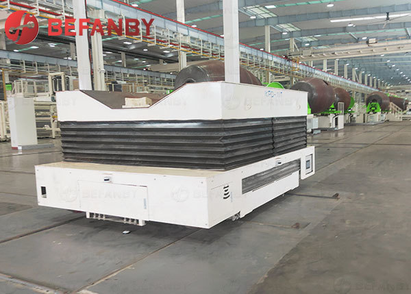 Quality Heavy Load Wireless Control Rubber Tire Steel Coil Transfer Car Handling Equipment for sale