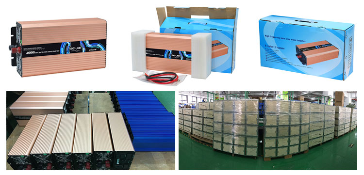 2000w 1500w pure sine wave inverter packaging