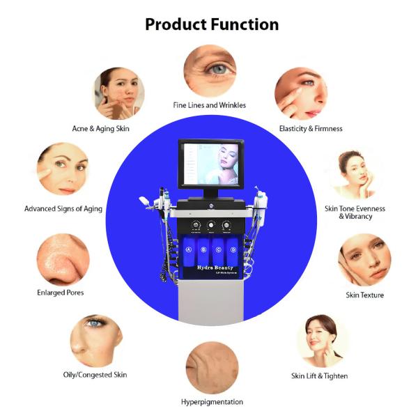 Quality Hydra Dermabrasion Hydro Skin Tightening Anti-Aging Wet Crystal Microdermabrasio for sale