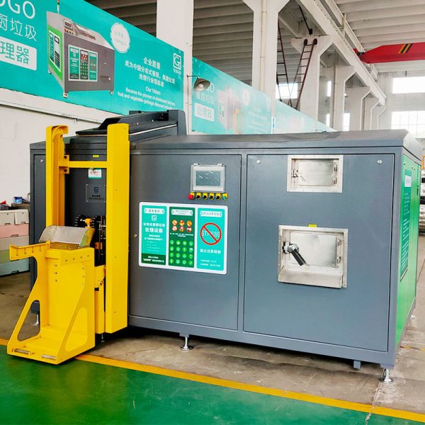 Quality Environmental Protection Kitchen Waste Composting Machine 24Hr Food Waste Into Animal Feed for sale