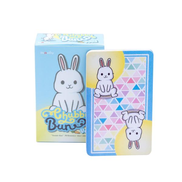 Quality Chubby Bun Rabbit Tarot Game Card Printing In Panton Colors for sale