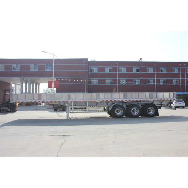 Quality Leaf Spring Suspension 40ft Side Wall Cargo Semi Trailers for Bulk Cargo for sale