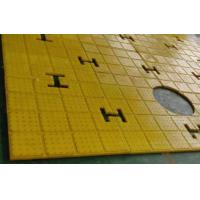 Quality Rotary Table Anti Slip Mat with 84"X67" Size Protruding Rivets and Sewage Groove for sale