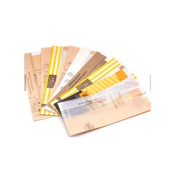 Quality Durable Eco Friendly Kraft Paper Plastic Bread Bag Customized Thickness for sale