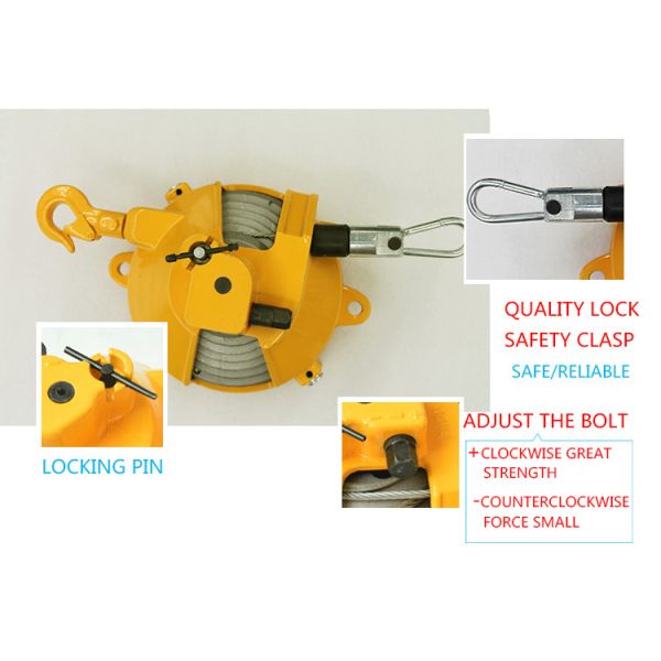 Quality CE Retractable Spring Balancer 50 Kg Industrial Measurement Equipment for sale