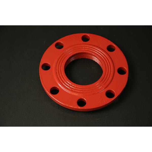 Quality wire connection Flange Pipe Fittings Groove Ductile Iron Flange Fittings for sale