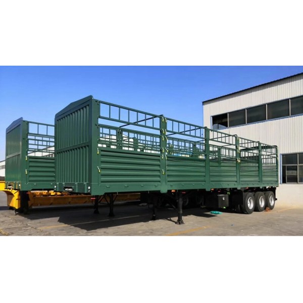 Quality Versatile 60T Side Wall Cargo Trailer For Bulk Cargo Transportation for sale