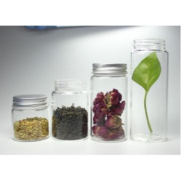 Various Specifications of Transparent High Borosilicate Thread Mouth Bottle