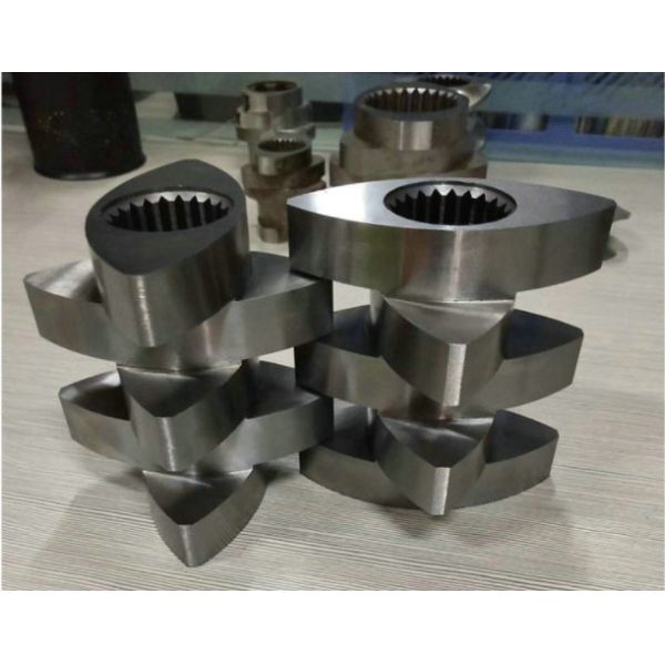 Quality Germany 45 Plastic Extruder Parts Bimetallic Alloy Screw Barrel Screw Element for sale