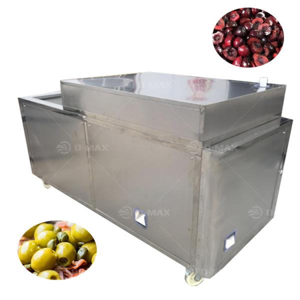 Quality Date Palm Olive Pitting Machine for Easy and Quick Seed Removal at 1.5kw Power for sale