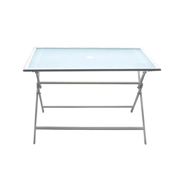Quality Square Tempered Glass Patio Table for sale