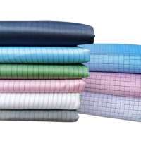 Quality Cleanroom Workwear ESD Dust-proof Fabric, Anti-static, Twill Weave for sale