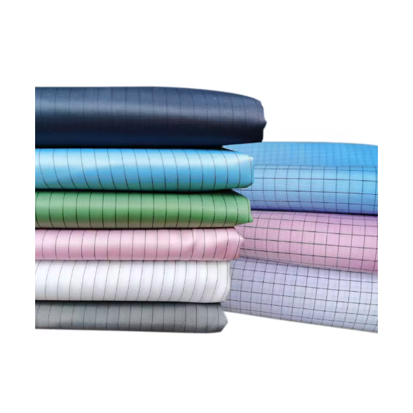 Quality Cleanroom Workwear ESD Dust-proof Fabric, Anti-static, Twill Weave for sale