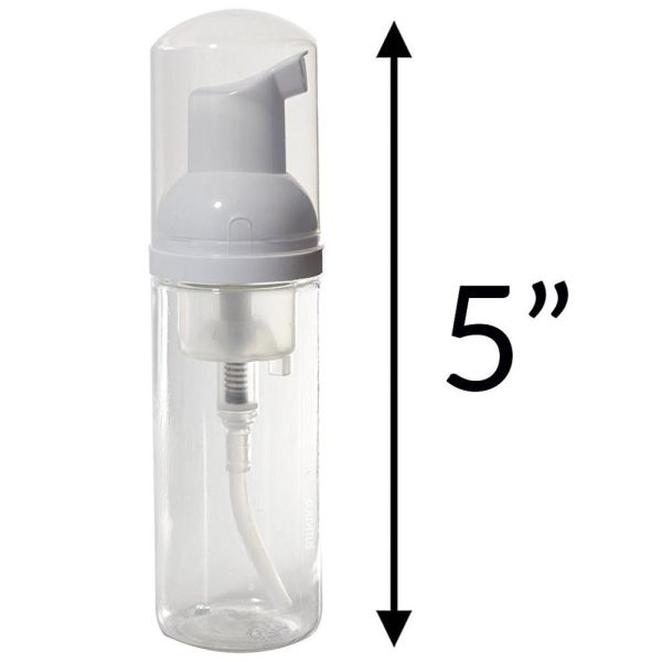 Quality Pump Empty Foaming Soap Dispenser 300Pcs 50ml For Face Eyelashes Cleaner for sale