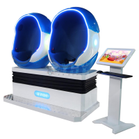 Quality 2-Seater Vr Egg Chair Coin Operated 5D 7D Cinema Simulator for Shopping Mall for sale