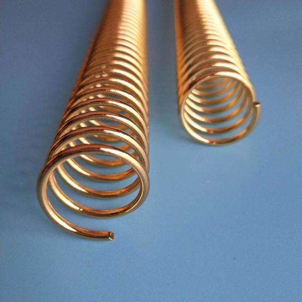 Quality Plating Wire Diameter 2.0mm Metal Spiral Binding Coils for sale