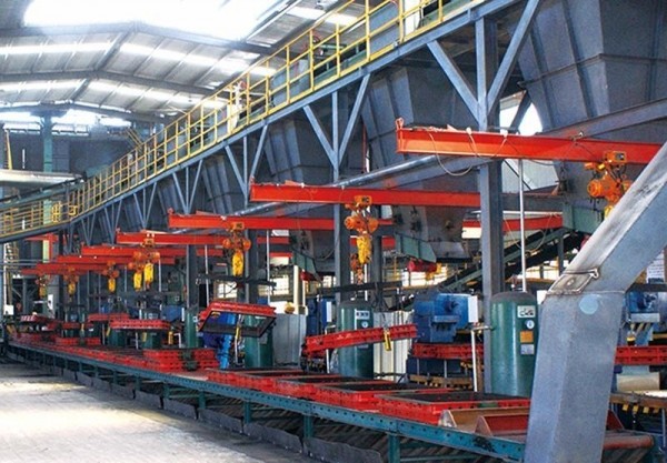 Quality Continuous Mechanized Moulding Line Pallet Car Molding Box For Foundry Moulding Line for sale