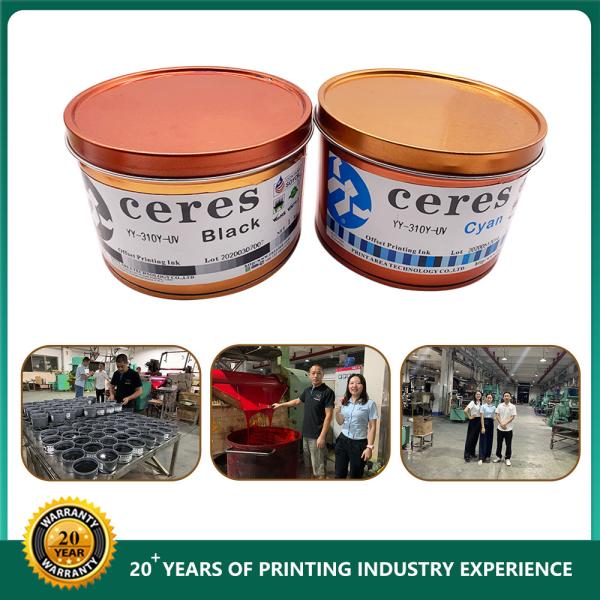 Quality MSDS Ceres YY-310 Plastic Uv Offset Printing Ink for sale